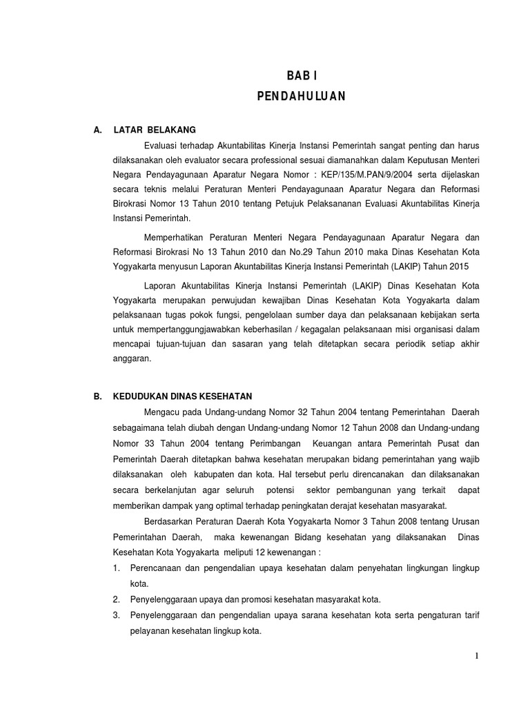 Laporan Penilaian Kinerja Kepada Dinkes 2 PDF | PDF