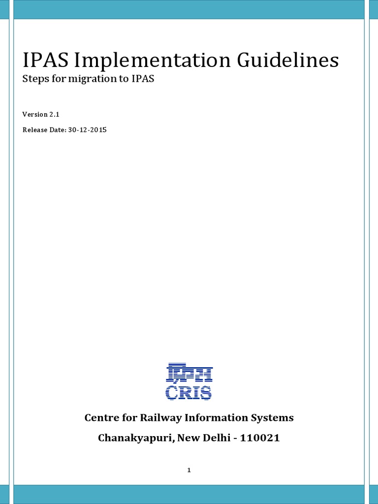 I Pas Implementation Guidelines V 2 | Download Free PDF | Oracle ...
