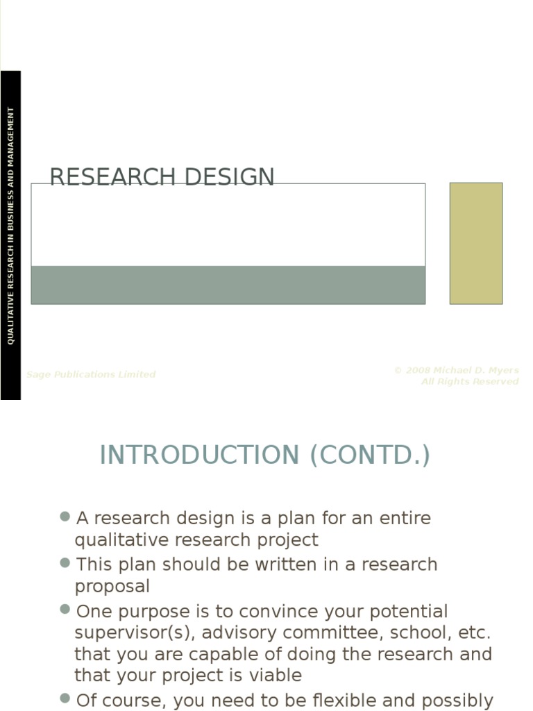 Chapter 3 - Research Design 1 | Download Free PDF | Research Design ...