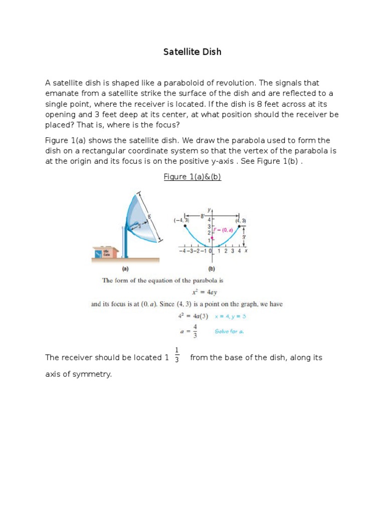 Satellite Dish Types and Receiver Setup | PDF | Satellite Television ...