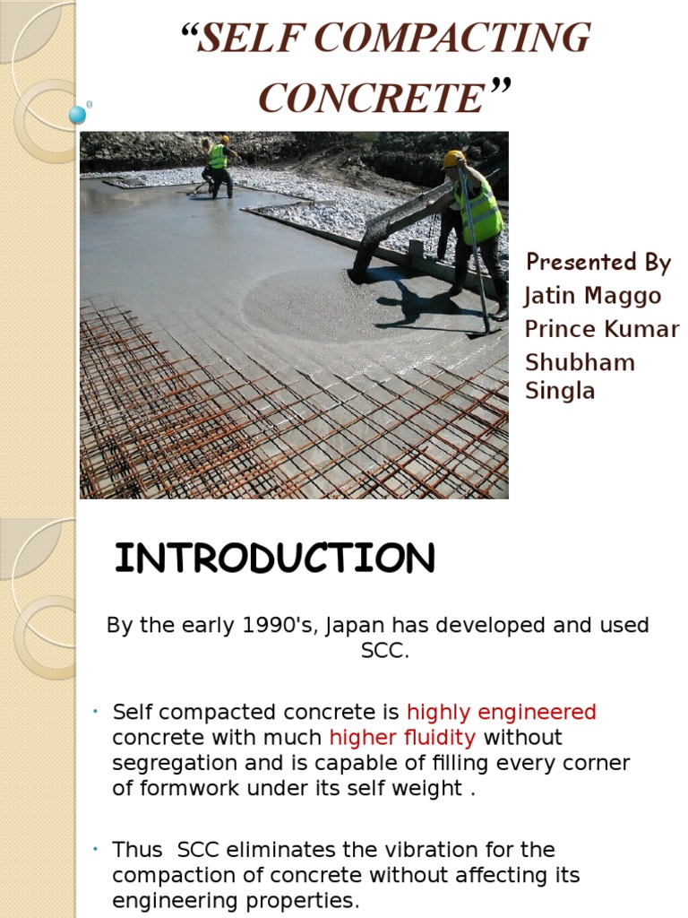 Self Compacting Concrete | PDF | Concrete | Manmade Materials