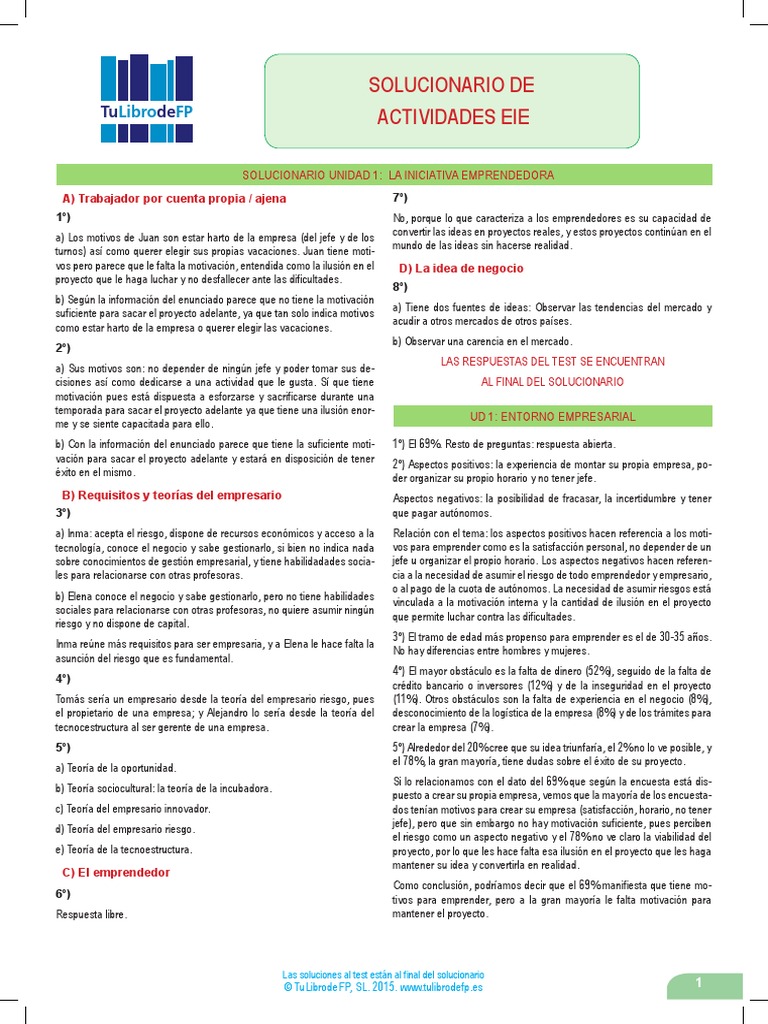 Solucionario EIE PDF | PDF
