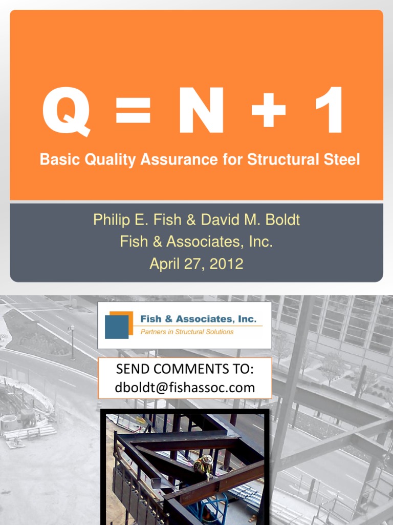 Quality Assurance for Structural Steel | PDF | Nondestructive Testing ...