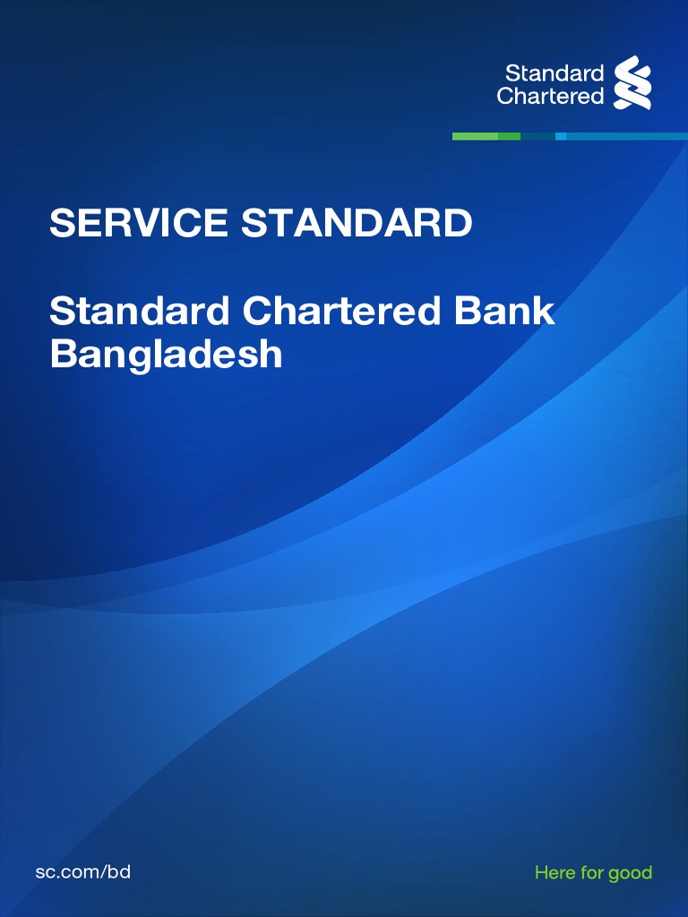 Service Standard Standard Chartered Bank Bangladesh | PDF | Clearing ...