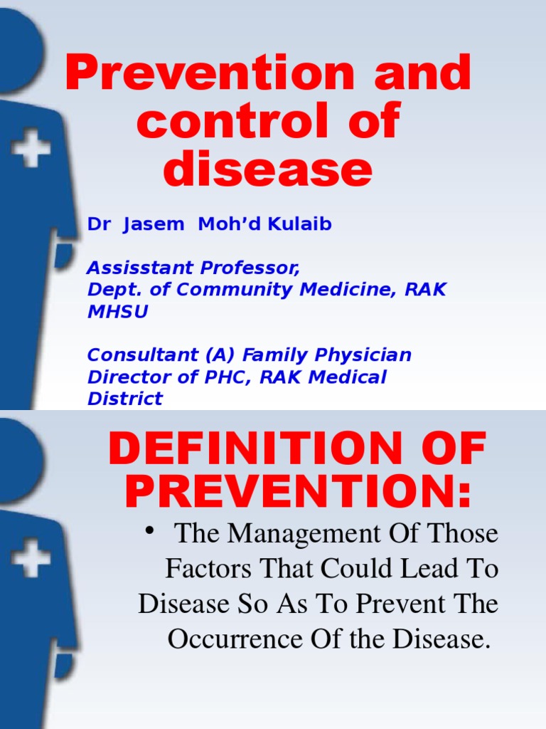 Prevention - Control of Disease | Download Free PDF | Preventive ...