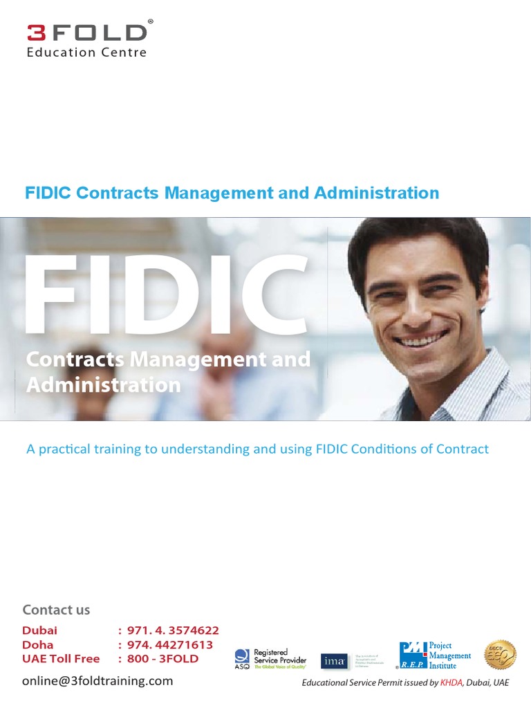 FIDIC Contracts Management and Administration | PDF
