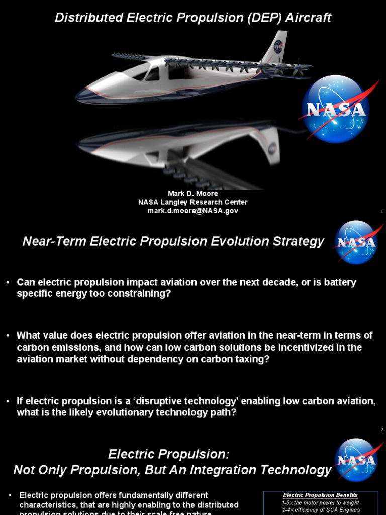 Distributed Electric Propulsion Aircraft | Propulsion | Hybrid Vehicle