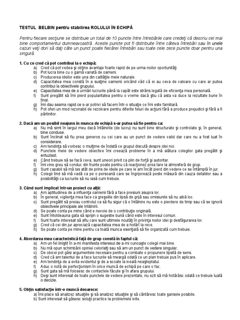 Teste Psihologice | PDF