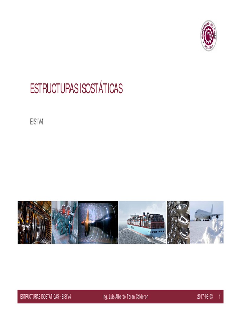 Estructuras Isostáticas Intro | PDF | Ecuaciones | Ingeniería mecánica