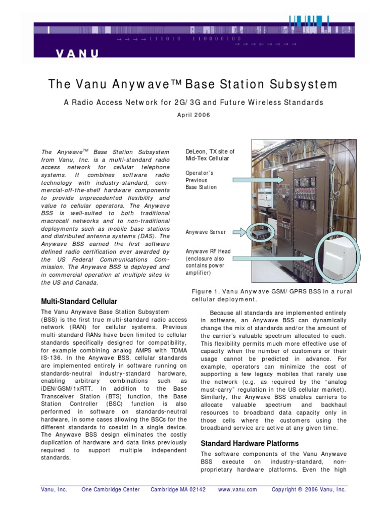 Radio Access Network For 2G3G and Future Wireless Standards PDF | PDF ...