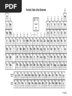 Staar Grade 8 Science Reference Materials: Periodic Table of The ...