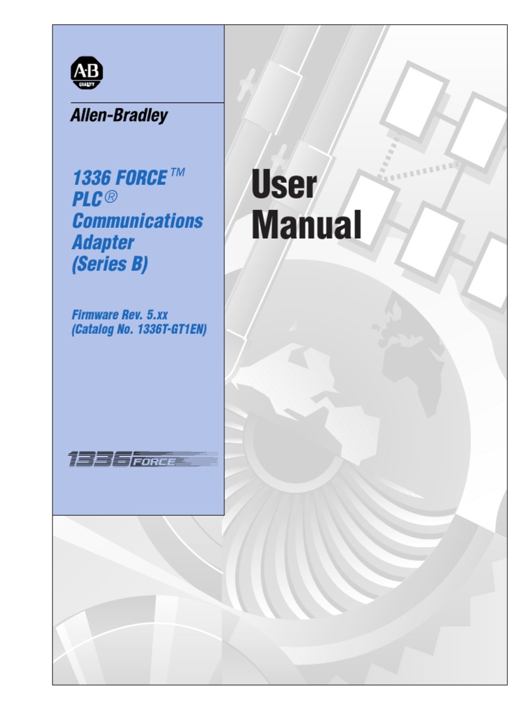 User Manual: 1336 FORCE ™ PLC Communications Adapter (Series B) | PDF ...