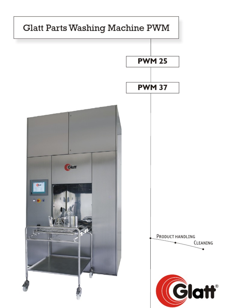 Glatt Part Washing Machine | PDF | Washing Machine | Mechanical Engineering