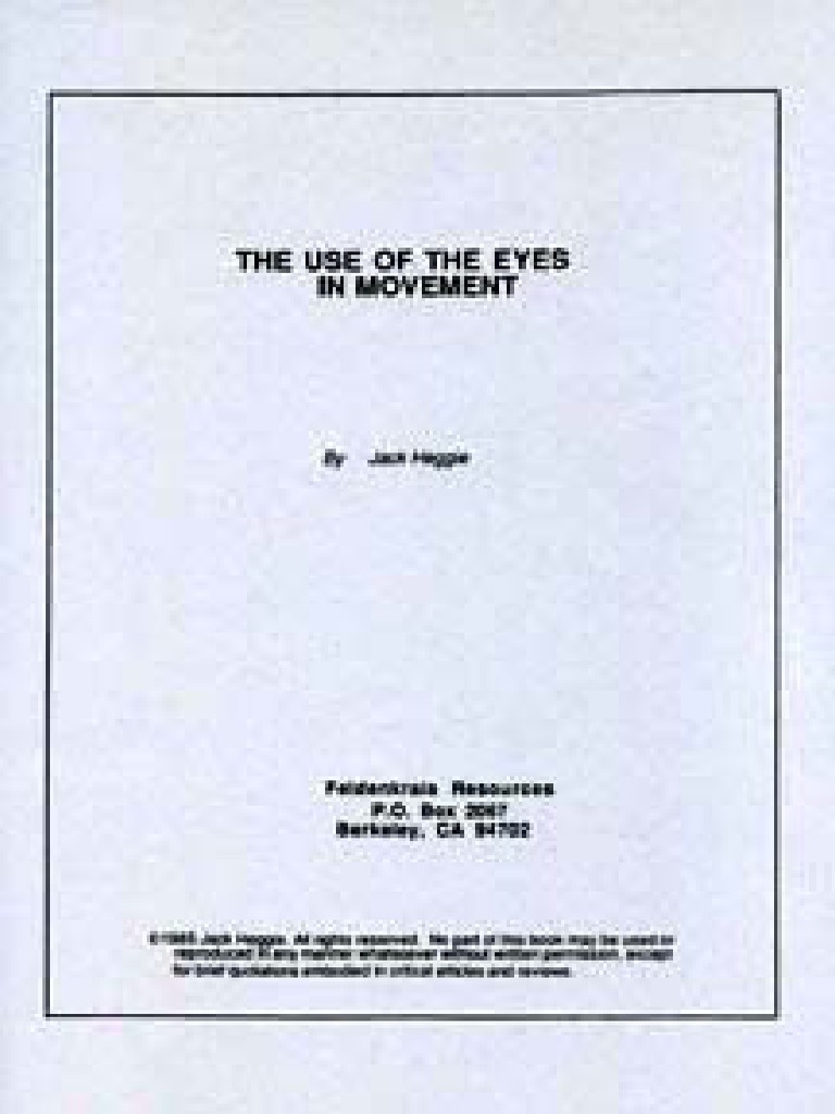 Jack Heggie - Use of The Eyes in Movement (1985) PDF | PDF