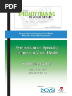 Phonatory Exercises Handout | PDF | Wellness