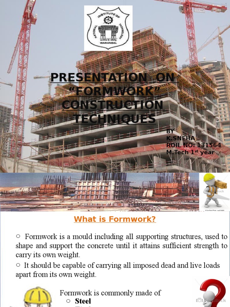 Details of Formwork With Pics | Download Free PDF | Structural Load ...