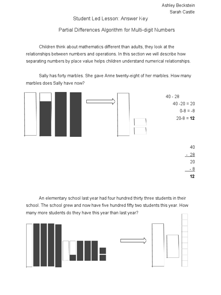 Student Ledlessonanswersheet | Download Free PDF | Teaching Mathematics ...