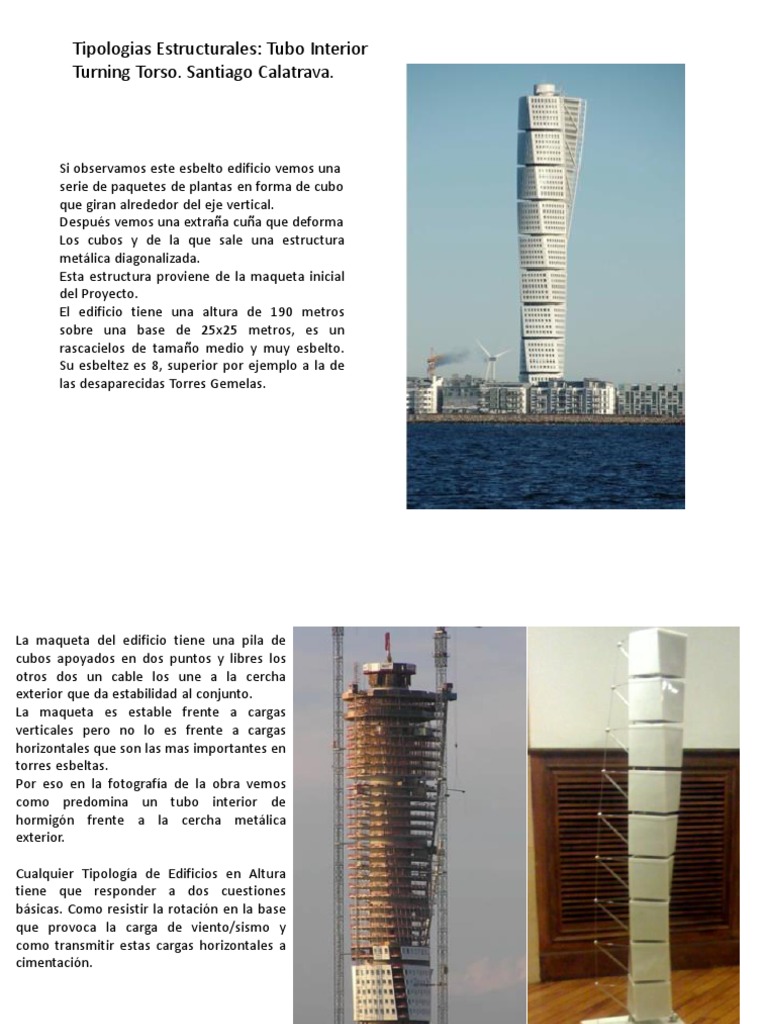Turning Torso | PDF | Fundación (Ingeniería) | Ingeniería