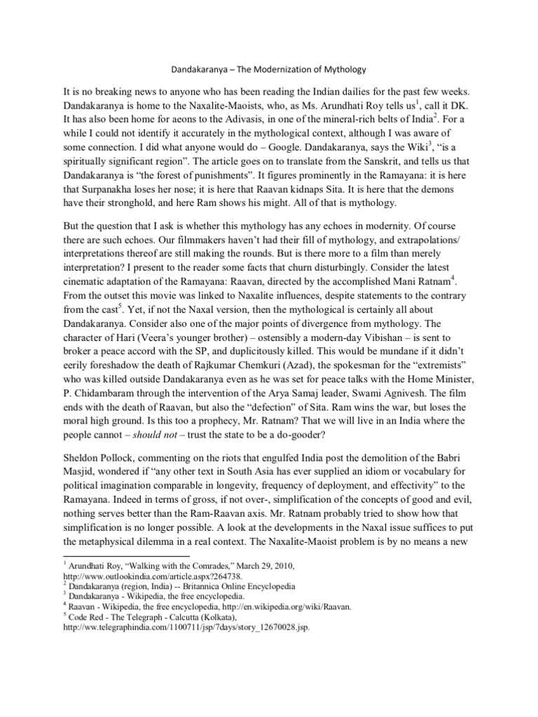 Dandakaranya | PDF | Ramayana | Rama