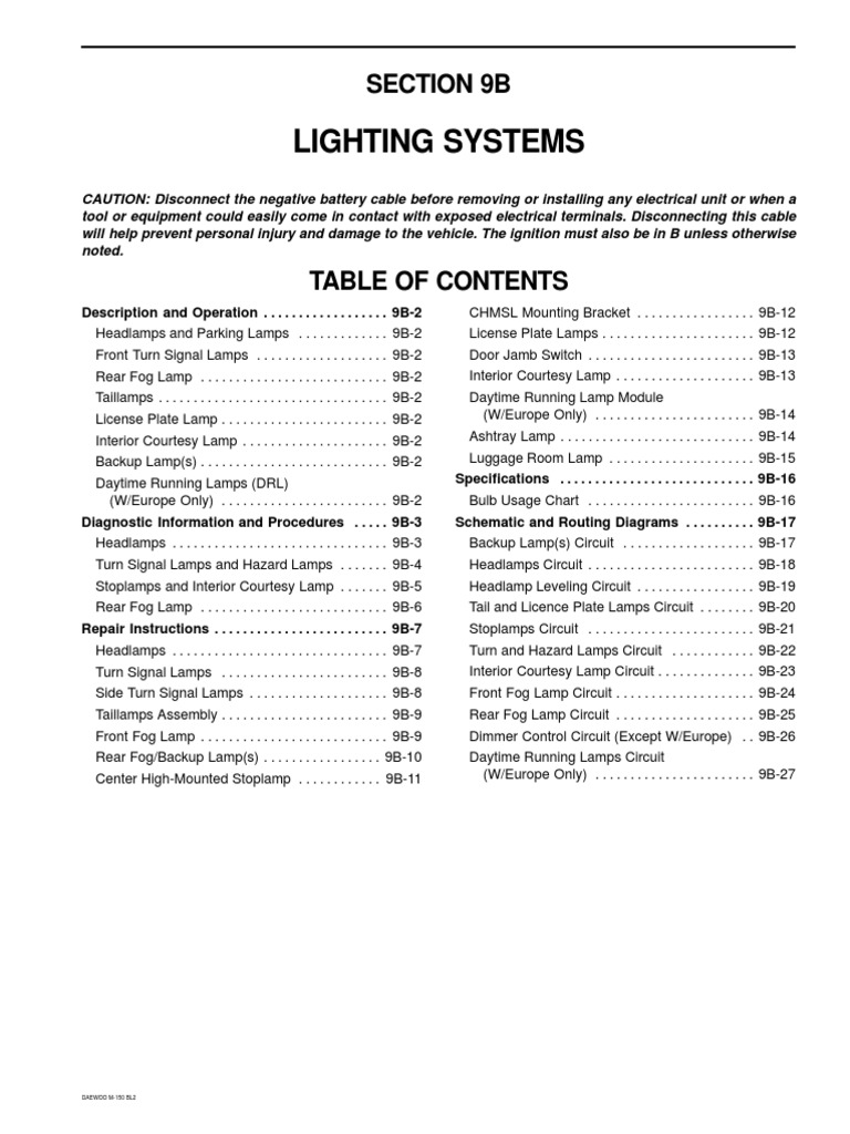 M39b Lighting Systems | PDF | Headlamp | Land Vehicles