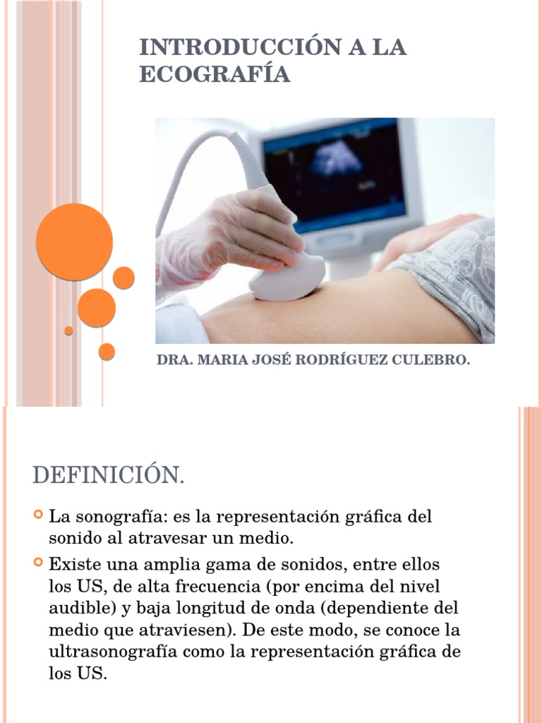 Introducción A La Ecografía | PDF | Ultrasonido médico | Ultrasonido