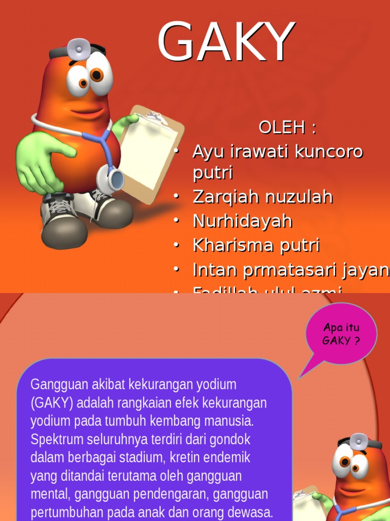 GAKY: Dampak Kekurangan Yodium | PDF | Kesehatan Holistik | Sains ...