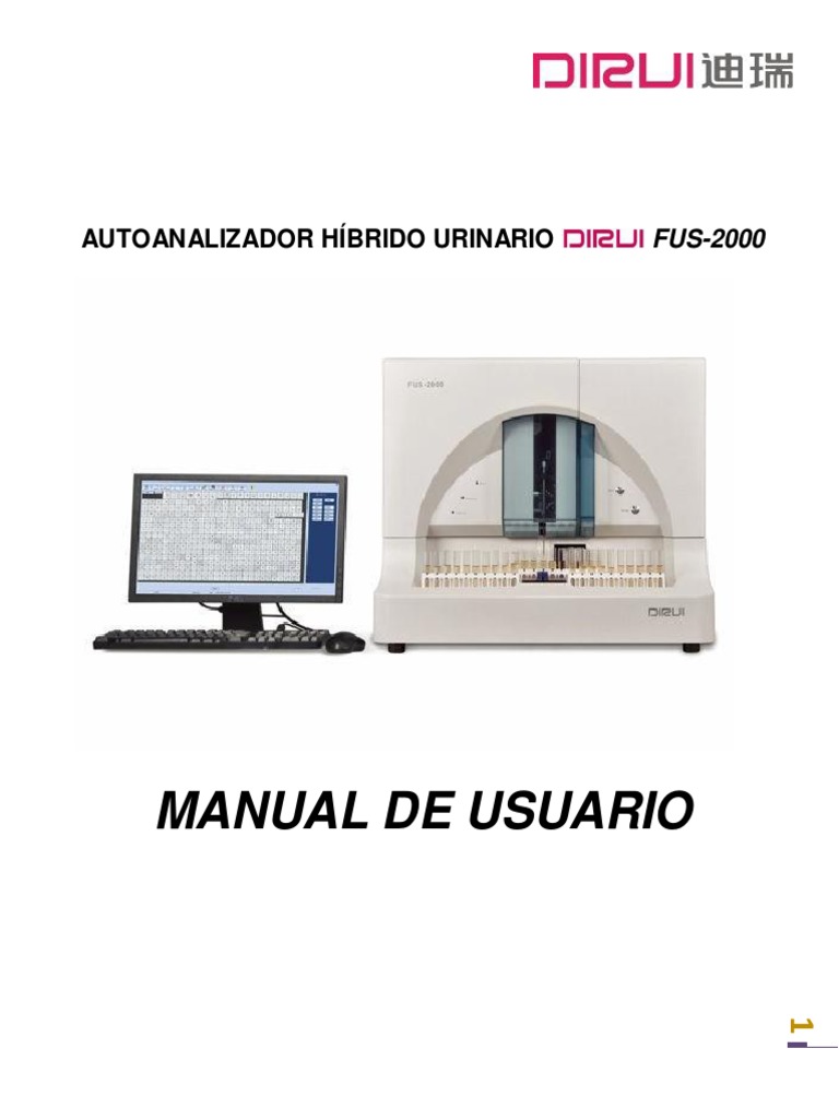Manual FUS-2000 Dirui (Licitacion San Borja) | PDF | Naturaleza | Informática y tecnología de la ...
