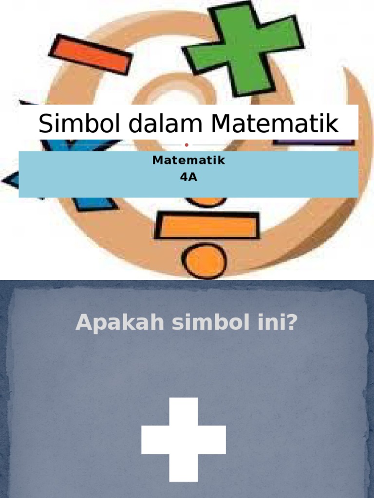 Simbol Dalam Matematik | PDF