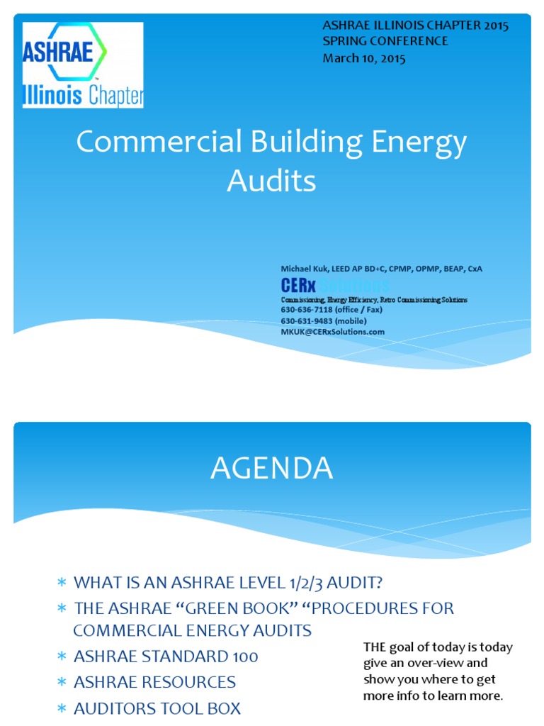 Ashrae Energy Audits | PDF | Hvac | Audit