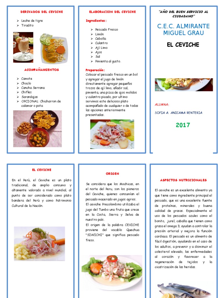 Triptico El Ceviche 2017