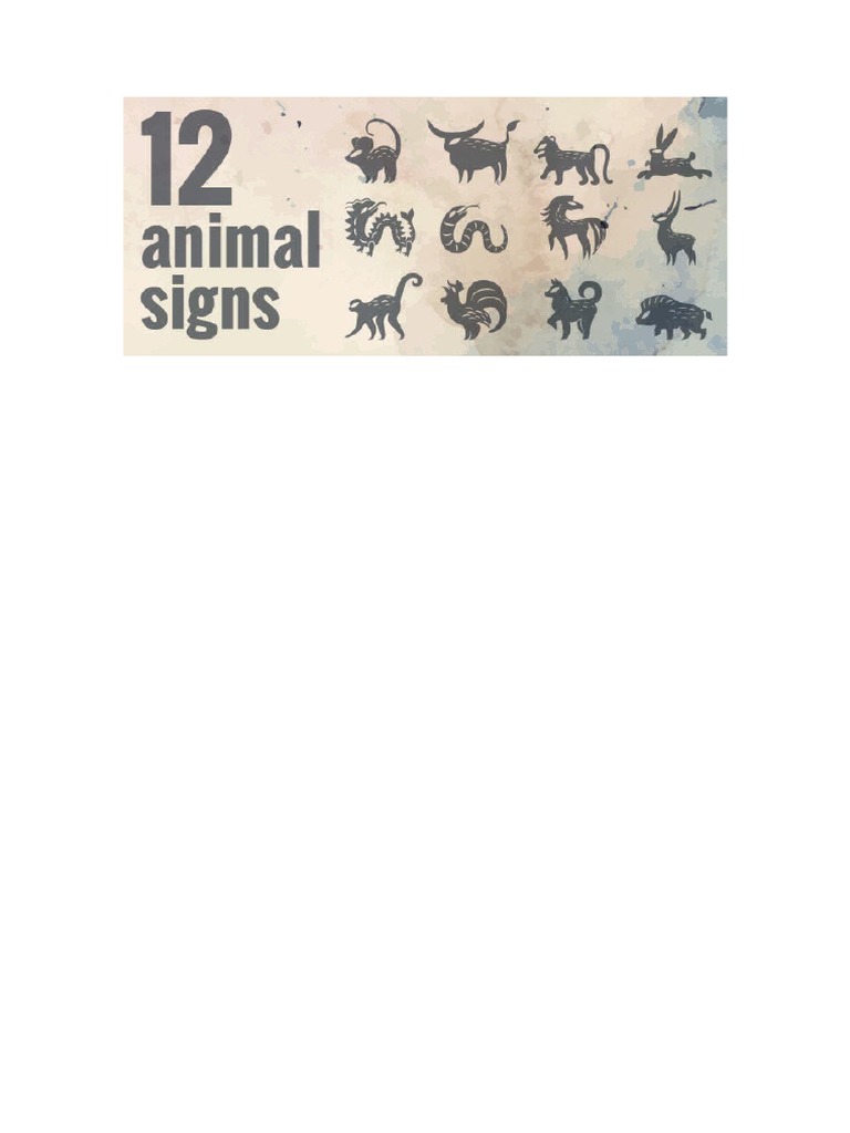 12 Animal Story | PDF | Astrological Sign | Science