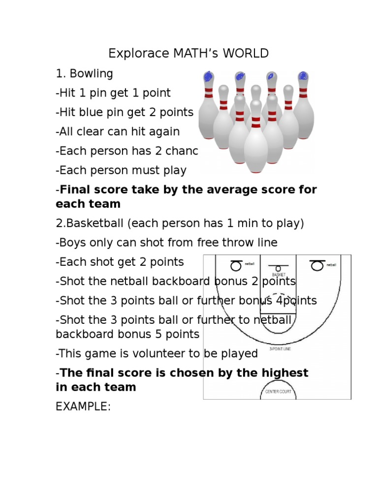 Explorace MATH’s WORLD activities | PDF