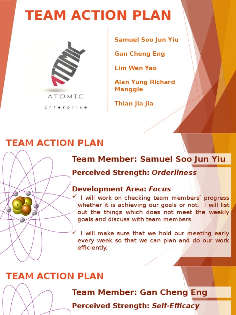 Team Action Plan | PDF | Cognition | Action (Philosophy)