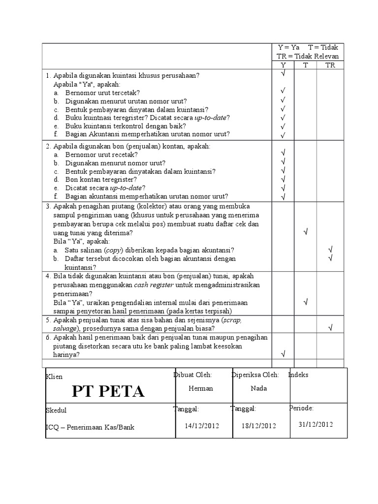 Icq Kas Dan Setara Kas | PDF