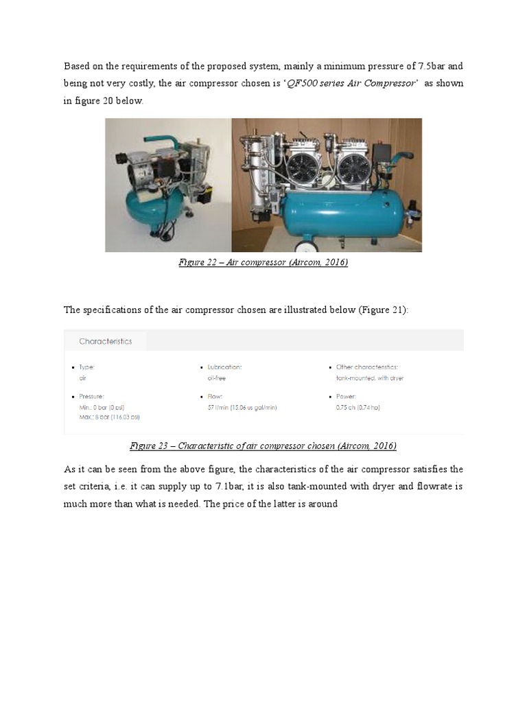 Figure 22 - Air Compressor (Aircom, 2016) | PDF | Technology & Engineering