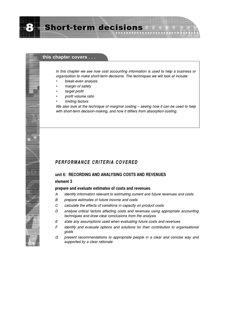 Costing T Ch8 | PDF | Market (Economics) | Business Economics