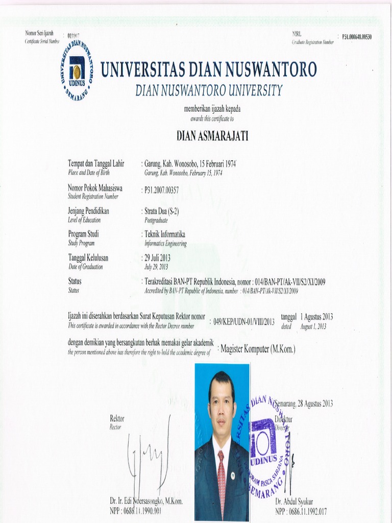 Ijazah S2 | PDF