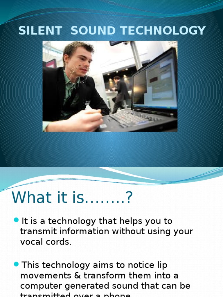 Silent Sound Technology | PDF | Electromyography | Speech