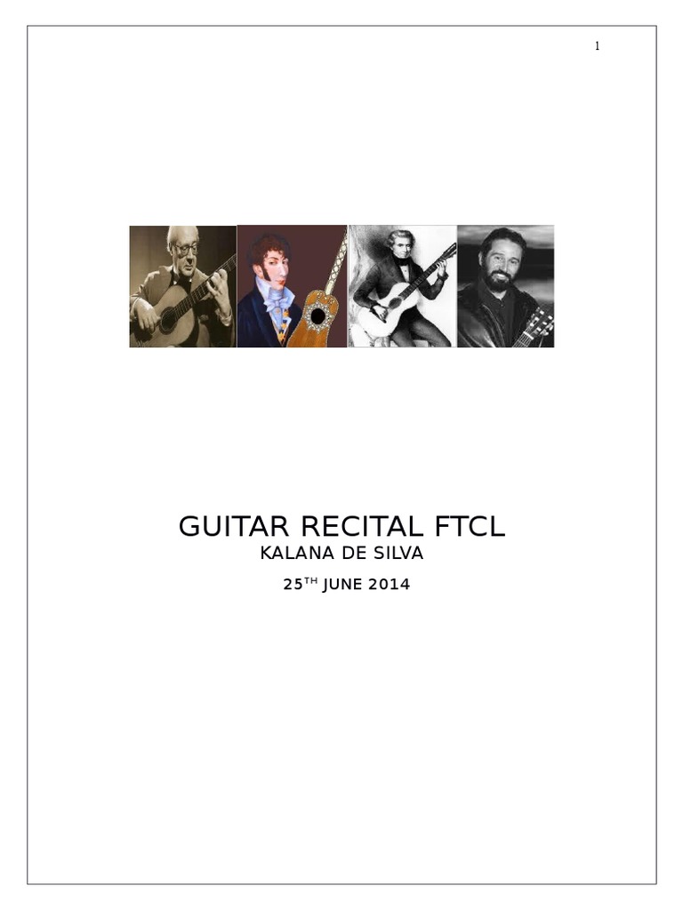 FTCL Program Notes New | Download Free PDF | Variation (Music ...