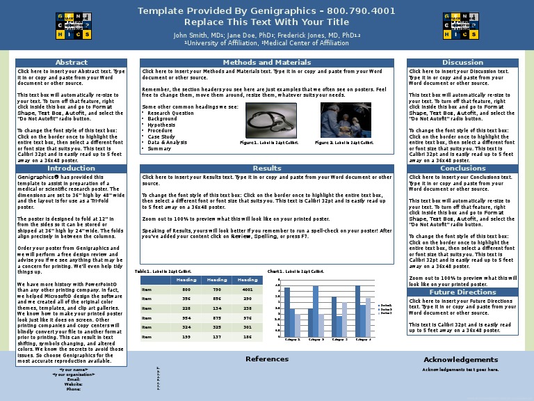 Genigraphics Poster Template 36x48 Trifold | PDF