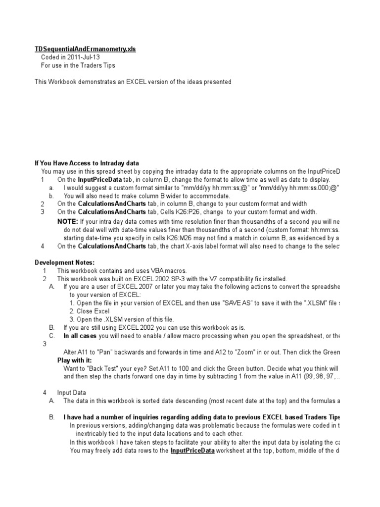 Td Sequential Pdf Microsoft Excel Spreadsheet