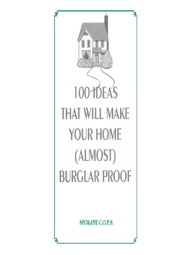 Burglar Proof Brochure 2012 | PDF | Door | Lock (Security Device)