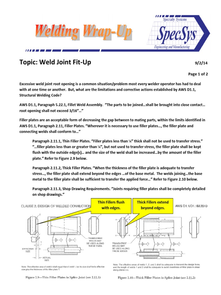 Weld Joint Fit-Up Guidelines and Corrections | PDF | Engineering ...