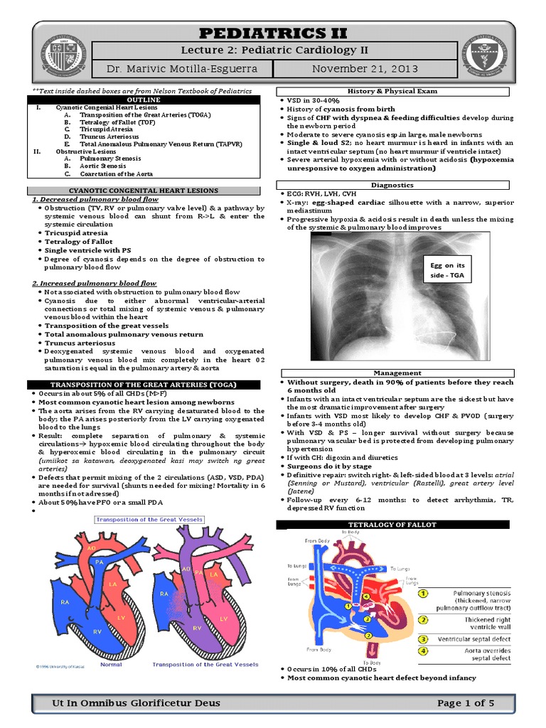 Pedia Cardiology 2 | PDF | Heart | Heart Valve