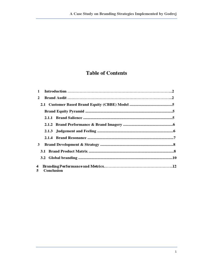 Godrej Case Study | Download Free PDF | Brand | Strategic Management