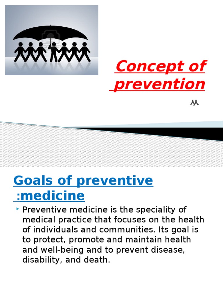 Concept of Prevention | Preventive Healthcare | Screening (Medicine)