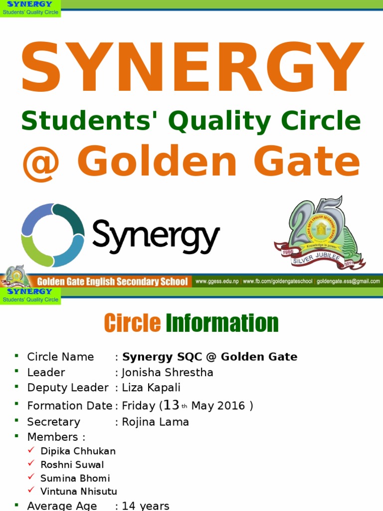 Synergy: Students' Quality Circle | PDF | Facebook | Business
