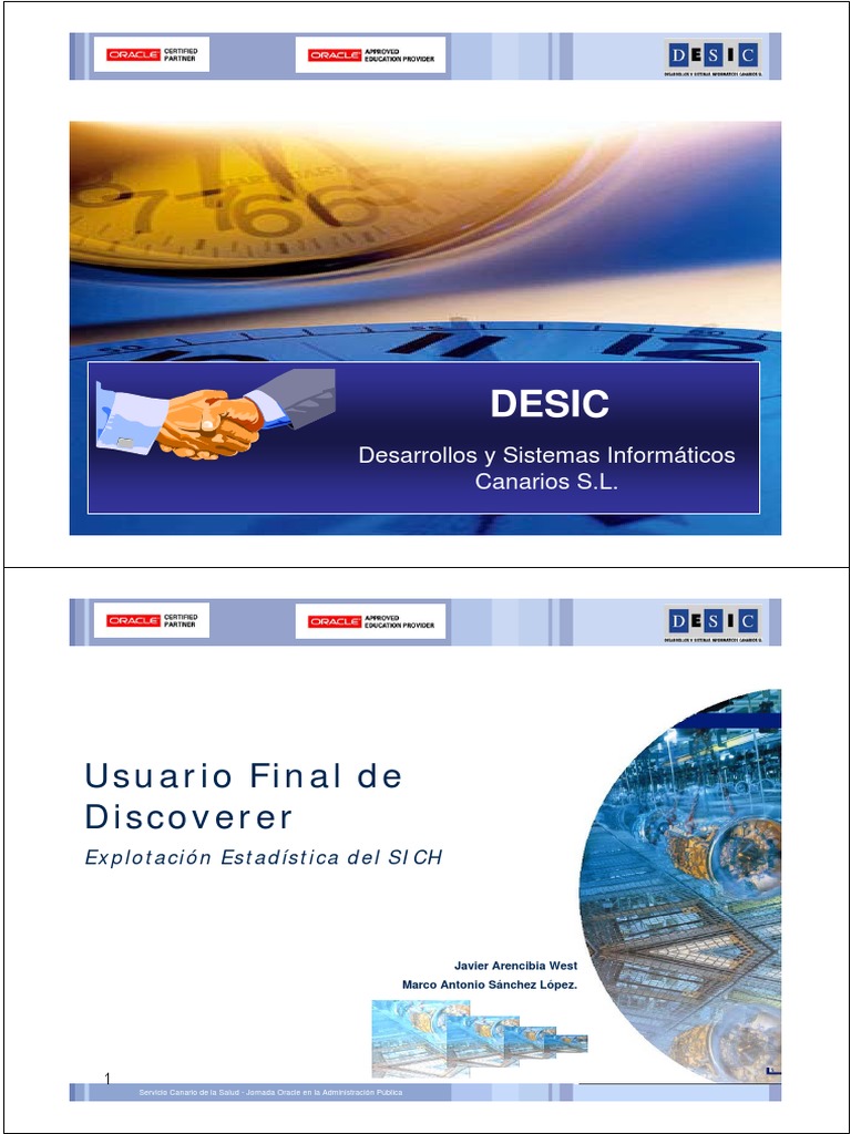 Curso Discoverer Completo | PDF | SQL | Tabla (base de datos)