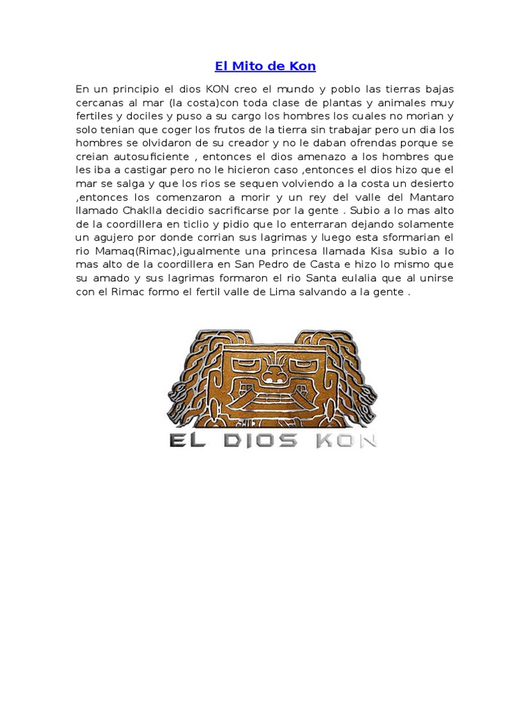 El Mito de Kon | PDF
