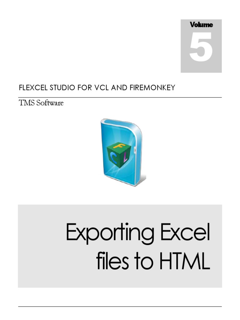 Using FL Excel HTML Export | PDF